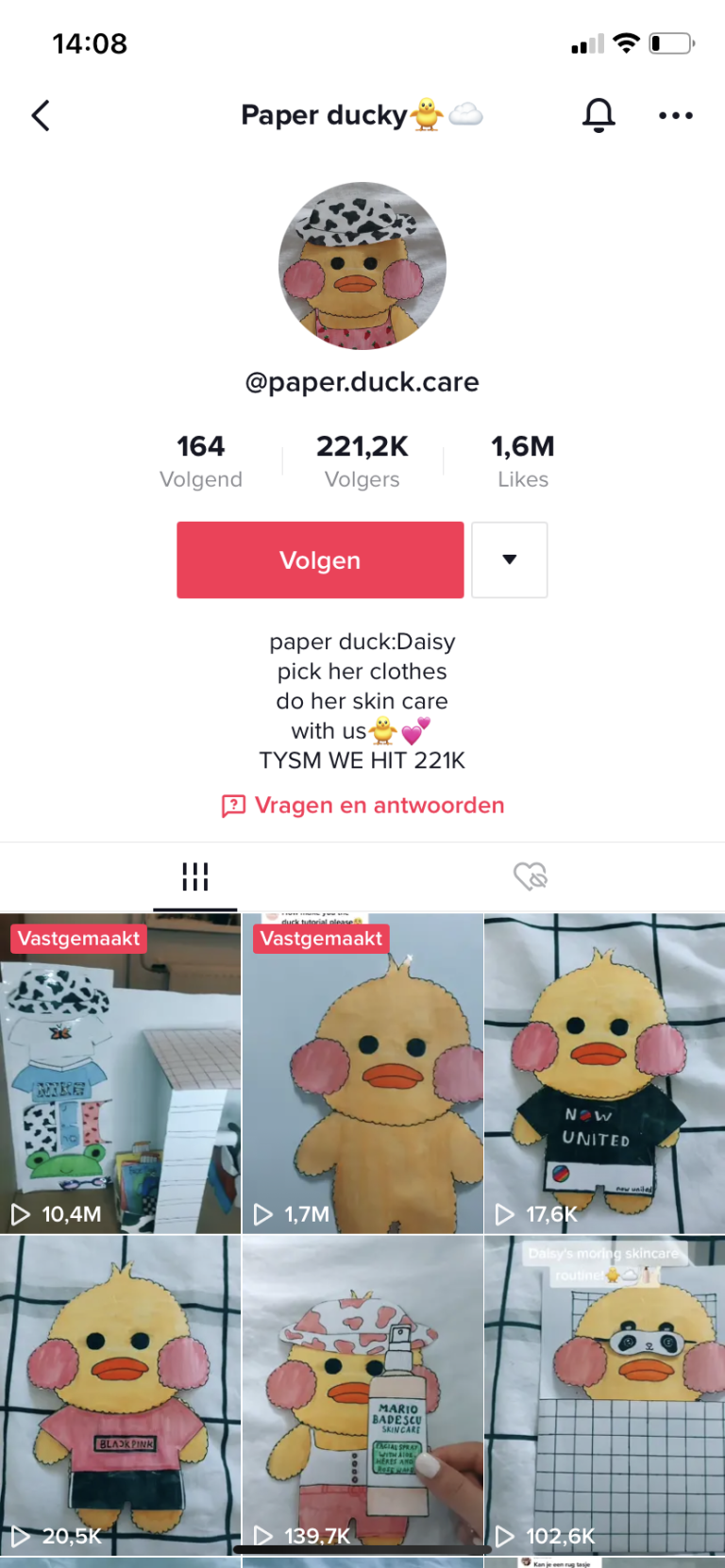 Paper Duck maken van TikTok - Jongens en meiden